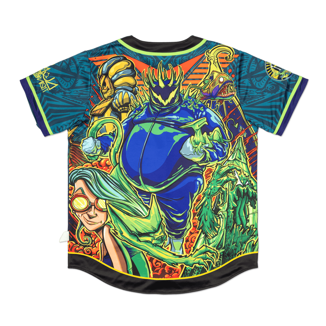 Dark Wobble vs Mr Wobble Baseball Jersey – Ganja White Night