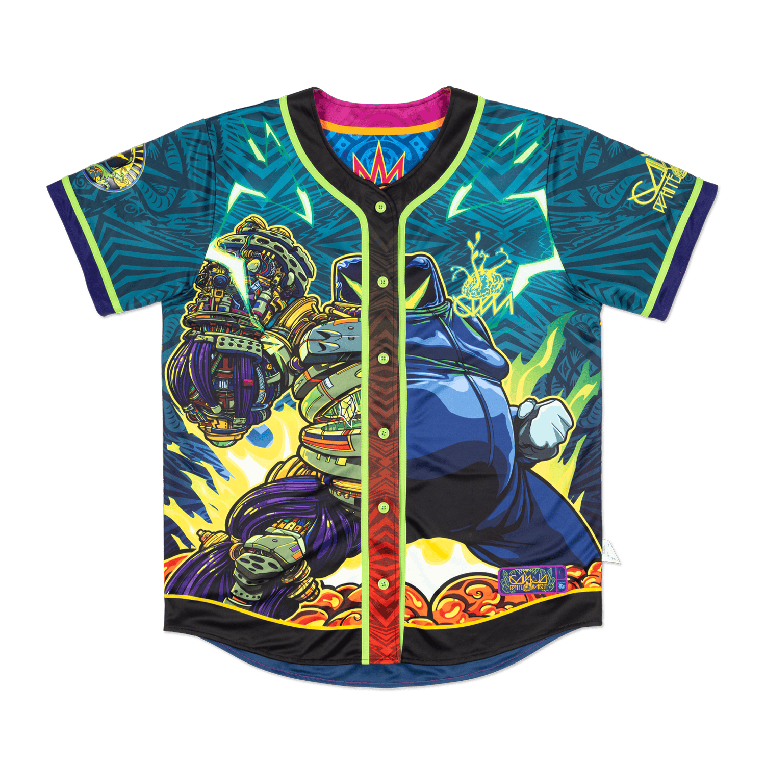 Dark Wobble vs Mr Wobble Baseball Jersey – Ganja White Night